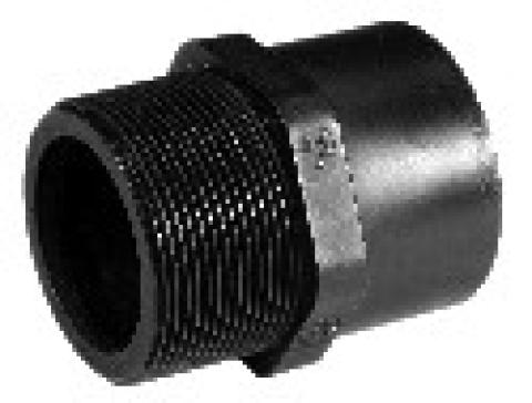 MANCHON ADAPTATION PE PN 16 MALE FILETE POUR BOUT A BOUT D 063x2"